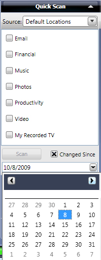 Using the project panel