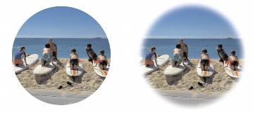 Using feathering with selections