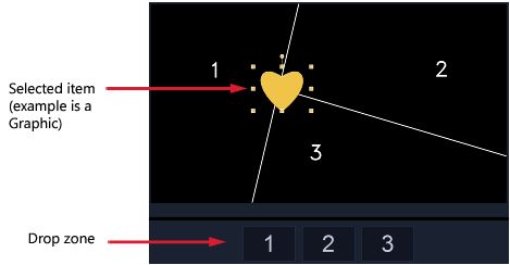 Split screen video templates